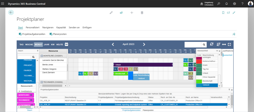 CX Scheduler: Clear project planning with Microsoft