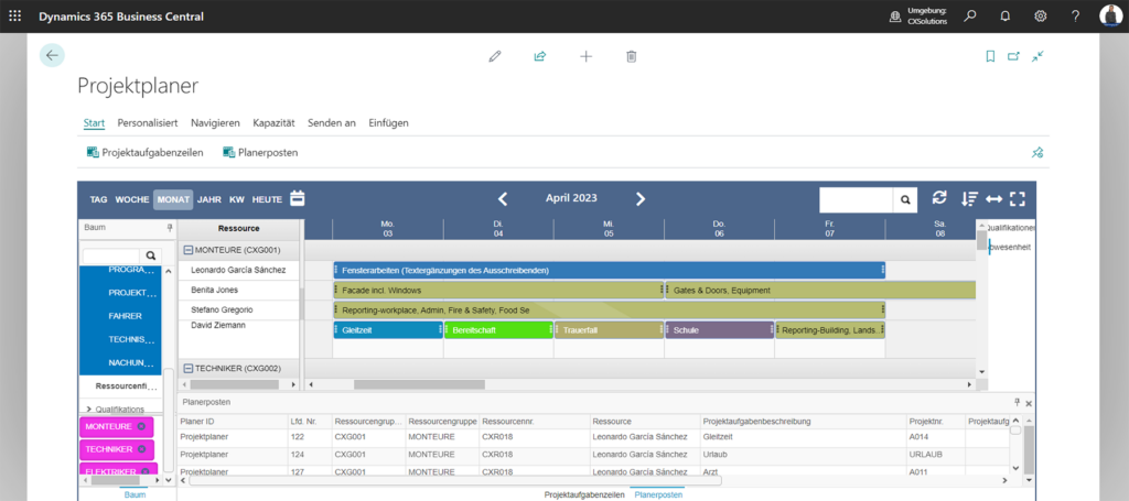 CX Scheduler: Clear project planning with Microsoft